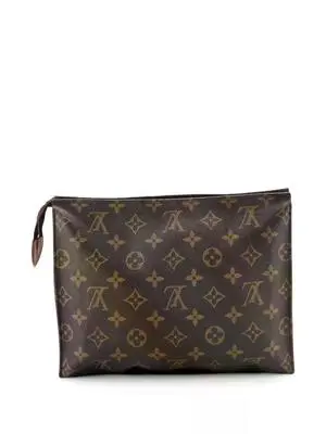 LOUIS VUITTON Toiletry Pouch 26 Monogram Canvas - Brown