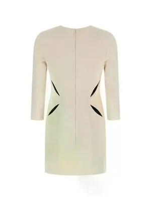 Elisabetta Franchi Cut-out Mini Dress - Neutrals