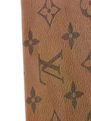LOUIS VUITTON Clemence Wallet Reverse Monogram Canvas Small Wallets - Brown