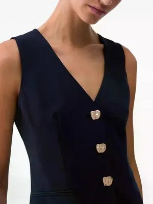Liu Jo Tailored Fit Waistcoat - Blue
