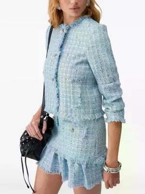 Liu Jo Bouclé Miniskirt With Lurex Detail