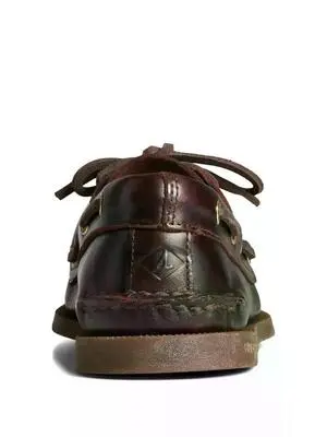 Sperry Soft Leather Boat Shoes - Brown