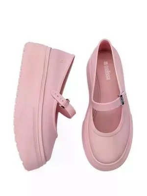 Melissa Soft Ballerina Platform Flats - Pink