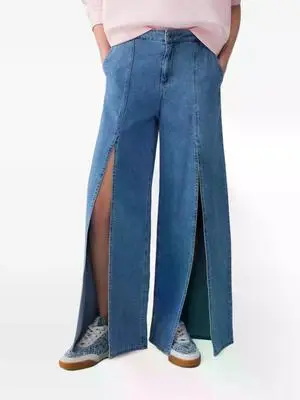 Liu Jo Front-slit Flared Jeans