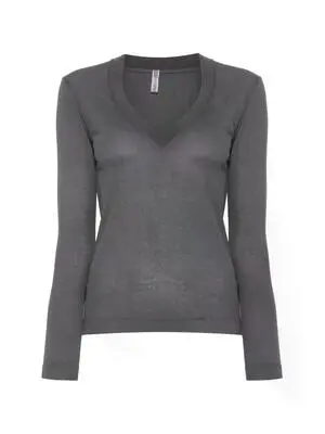 DANIELE FIESOLI Ribbed V-neck T-shirt