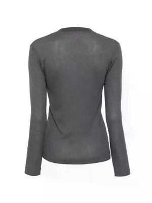 DANIELE FIESOLI Ribbed V-neck T-shirt