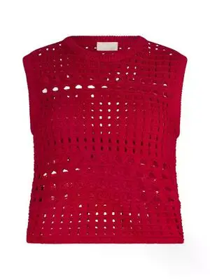 Liu Jo Crochet Round-neck Sweater