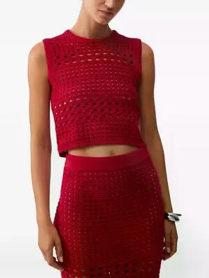 Liu Jo Crochet Round-neck Sweater