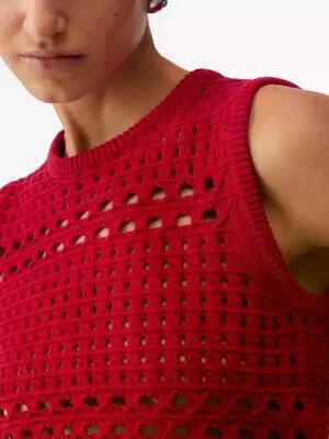 Liu Jo Crochet Round-neck Sweater