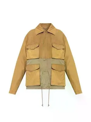 GOLDEN GOOSE Cotton Safari Jacket With Maxi Pockets - Neutrals