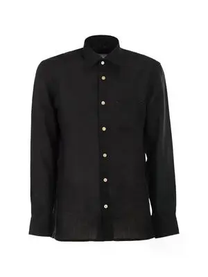 Kiton Linen Shirt - Black