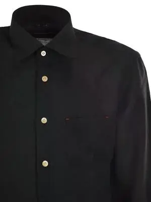 Kiton Linen Shirt - Black