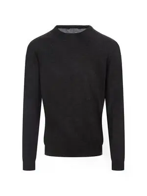 Fedeli Argentina Crew-neck Sweater - Black