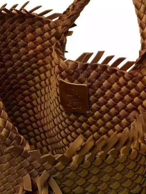 NAGHEDI St. Barths Woven Tote - Brown