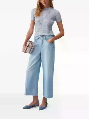 Liu Jo Flared Cropped Jeans