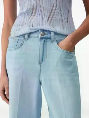 Liu Jo Flared Cropped Jeans