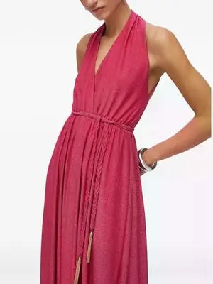 Liu Jo Lurex V-neck Maxi Dress