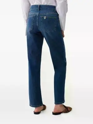 Liu Jo High-rise Straight Jeans - Blue