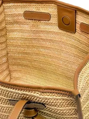 GIANNI CHIARINI Large Marcella Tote With Leather Trim - Neutrals