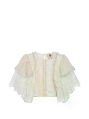 ANIYE BY Ruffled Lace Blouse