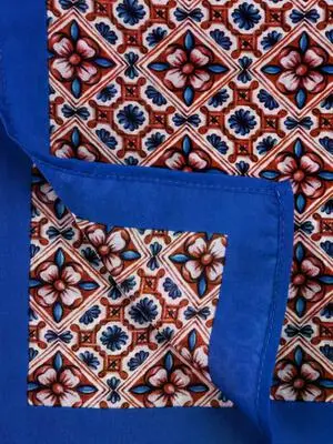 OTTOTREDICI Flower-pattern Scarf - Brown