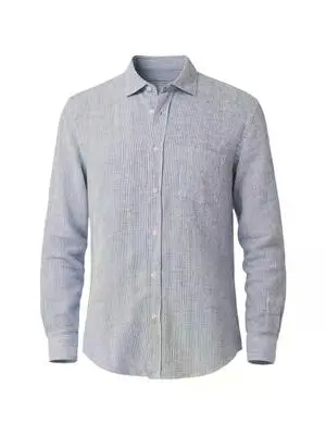 Hartford Paul Striped Shirt - Blue