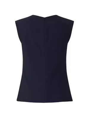 Liviana Conti Knot-detail Blouse - Blue