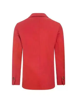 RUSSOCAPRI Oxford Button Cotton Blazer