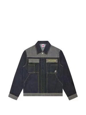 ICECREAM Hickory Panel Chest Pocket Jacket - Blue