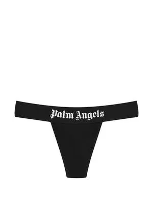 Palm Angels Logo-print Briefs - Black