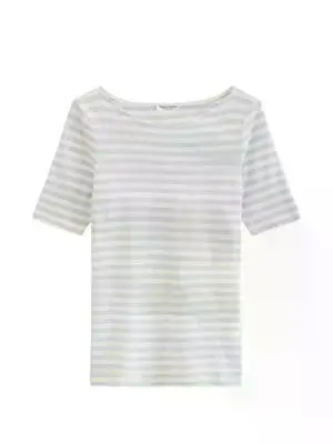 Marc O'polo Striped Short-sleeve T-shirt - Purple