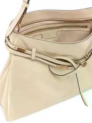 Pinko Studded Embellished Shoulder Bag - Neutrals