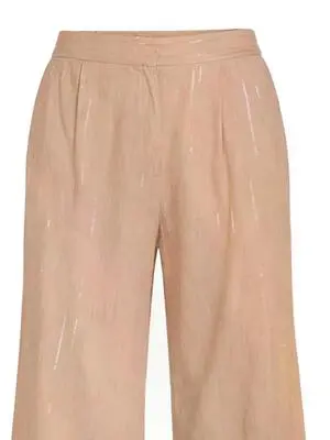 MEIMEIJ Pinstriped Flared Trousers