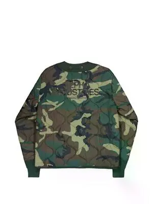 Alpha Industries Camouflage Print Quilted Jacket