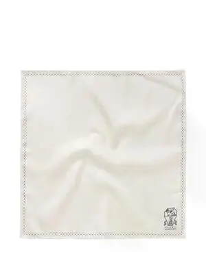 Brunello Cucinelli Logo-print Pocket Square