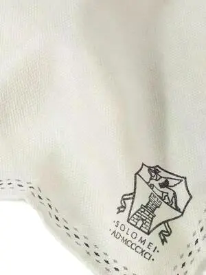 Brunello Cucinelli Logo-print Pocket Square