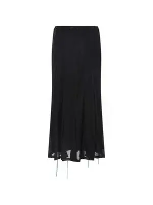 Moschino Floral-embellished Midi Skirt