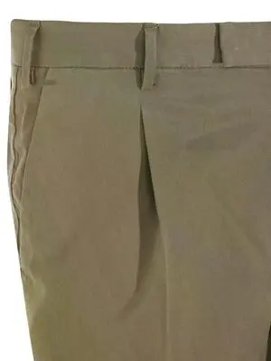 PT TORINO Edge Pleated Trousers - Green