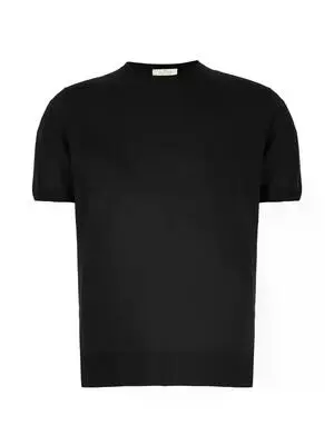 PANICALE Short-sleeve Silk T-shirt