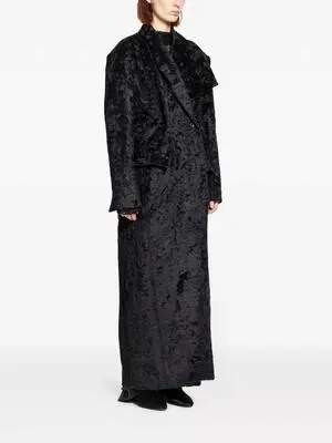 YEHUAFAN Double-breasted Coat With Asymmetric Lapels