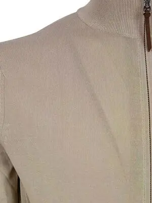 BALLANTYNE Zip-up Cardigan - Neutrals
