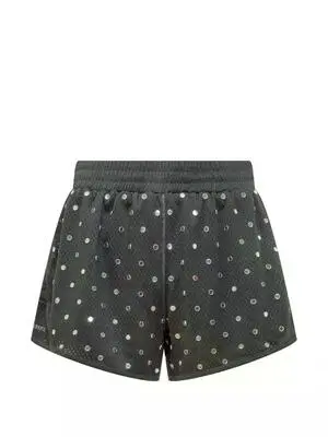 Pinko Mesh Strass Shorts