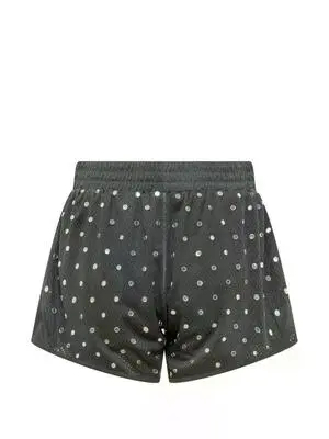 Pinko Mesh Strass Shorts