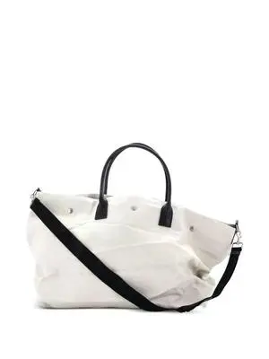 Saint Laurent Rive Gauche Canvas Maxi Tote Bag - Black