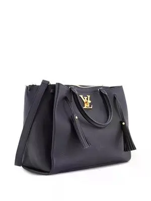 LOUIS VUITTON Lockmeto Leather Satchel - Black