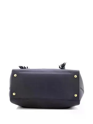 LOUIS VUITTON Lockmeto Leather Satchel - Black