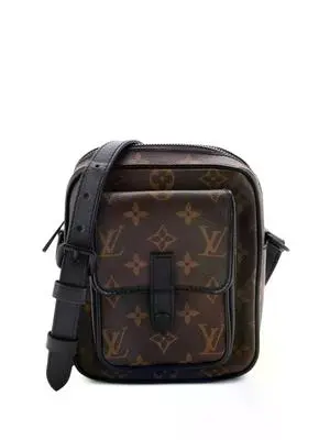LOUIS VUITTON Christopher Wearable Wallet Macassar Monogram Canvas