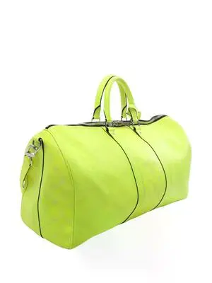 LOUIS VUITTON Taigarama Keepall Bandoulière 50 Travel Bag - Green