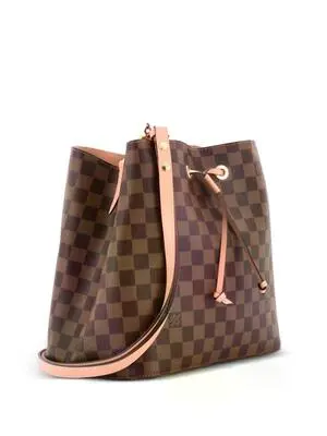 LOUIS VUITTON Neonoe Mm Damier Bucket Bag - Brown