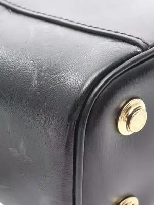 LOUIS VUITTON Monogram Ink Vanity Pm Satchel - Black